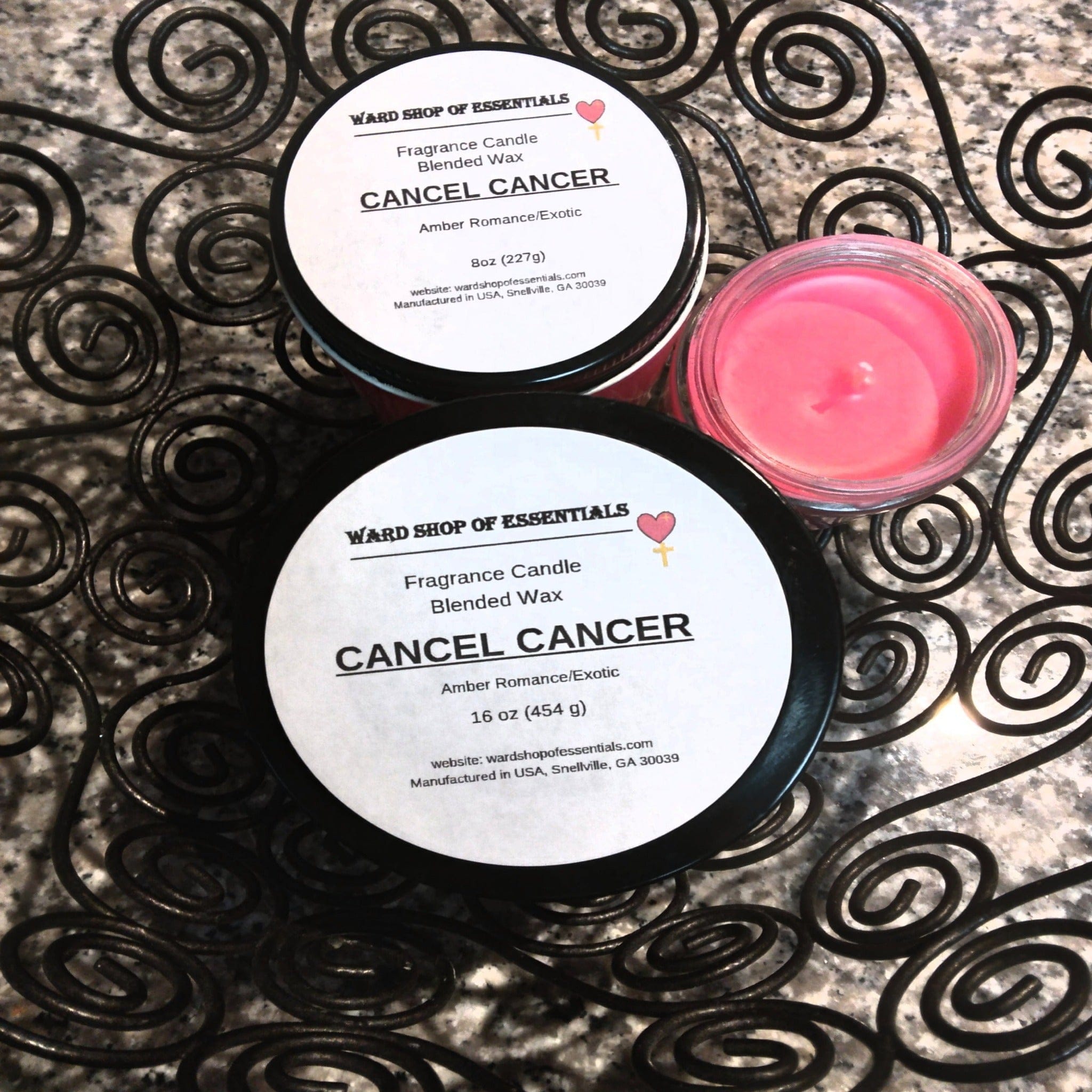 Cancel Cancer Fragrance Candle – Ward Shop Of Essentials